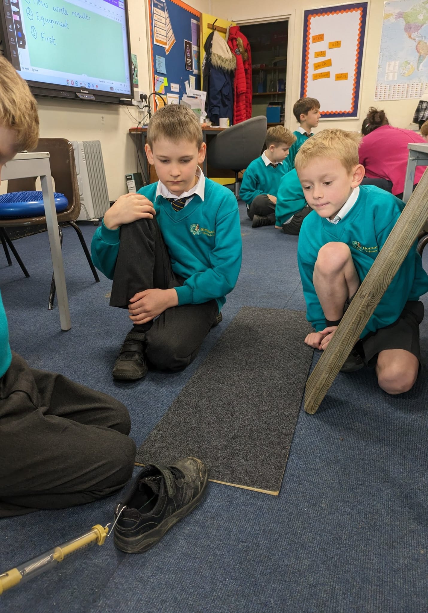 Year 6 Surface Friction Experiments - Horsmonden Primary Academy